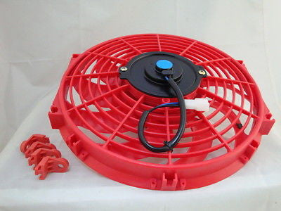 12 INCH LOW PROFILE RED HIGH PERFORMANCE THERMO FAN – DSM Motorsport