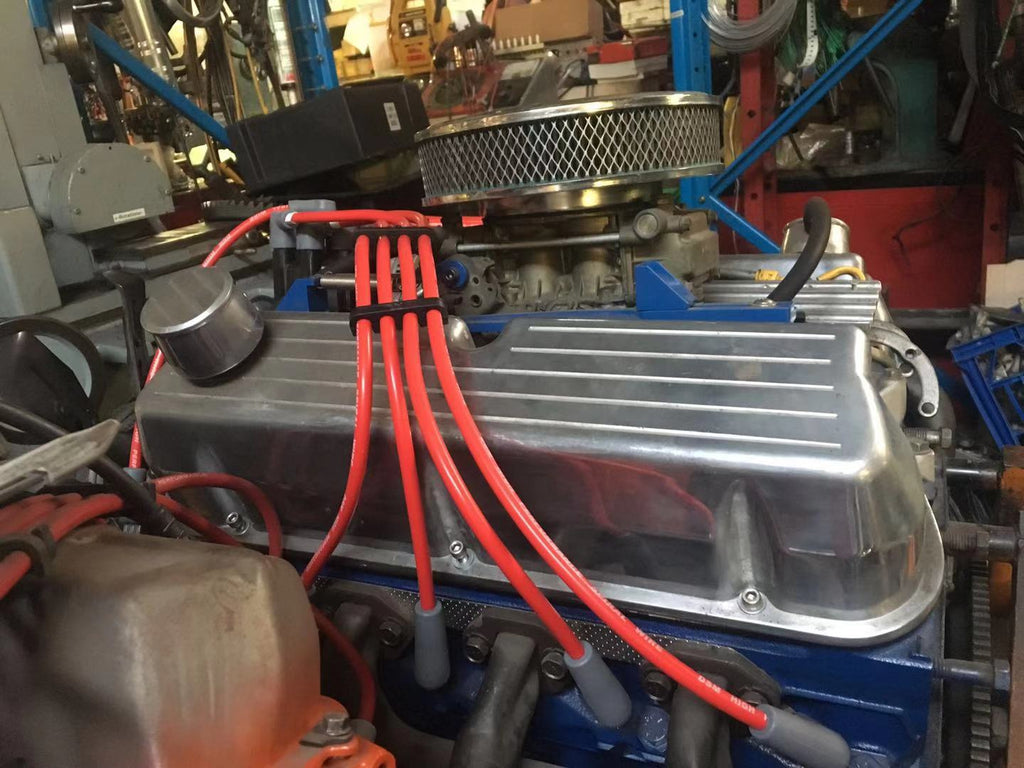 Ford Windsor 289 302 IGNITION LEADS 8.5MM Red Colour – DSM Motorsport