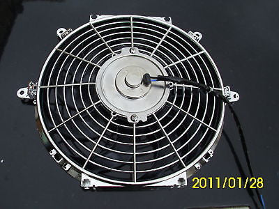 12 INCH LOW PROFILE CHROME HIGH PERFORMANCE THERMO FAN f1 – DSM Motorsport